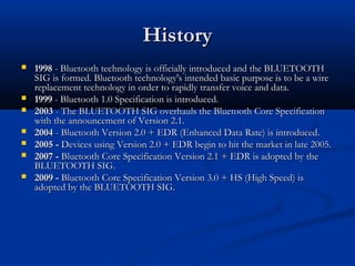 Bluetooth ppt | PPT