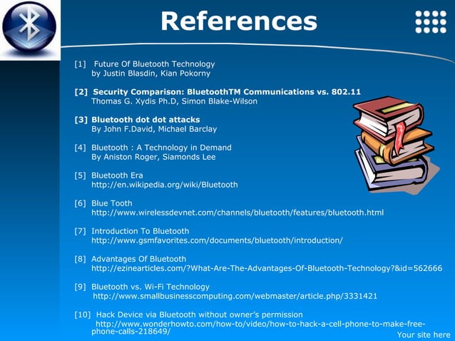 Bluetooth Technology | PPT | Computer Networking | Computing