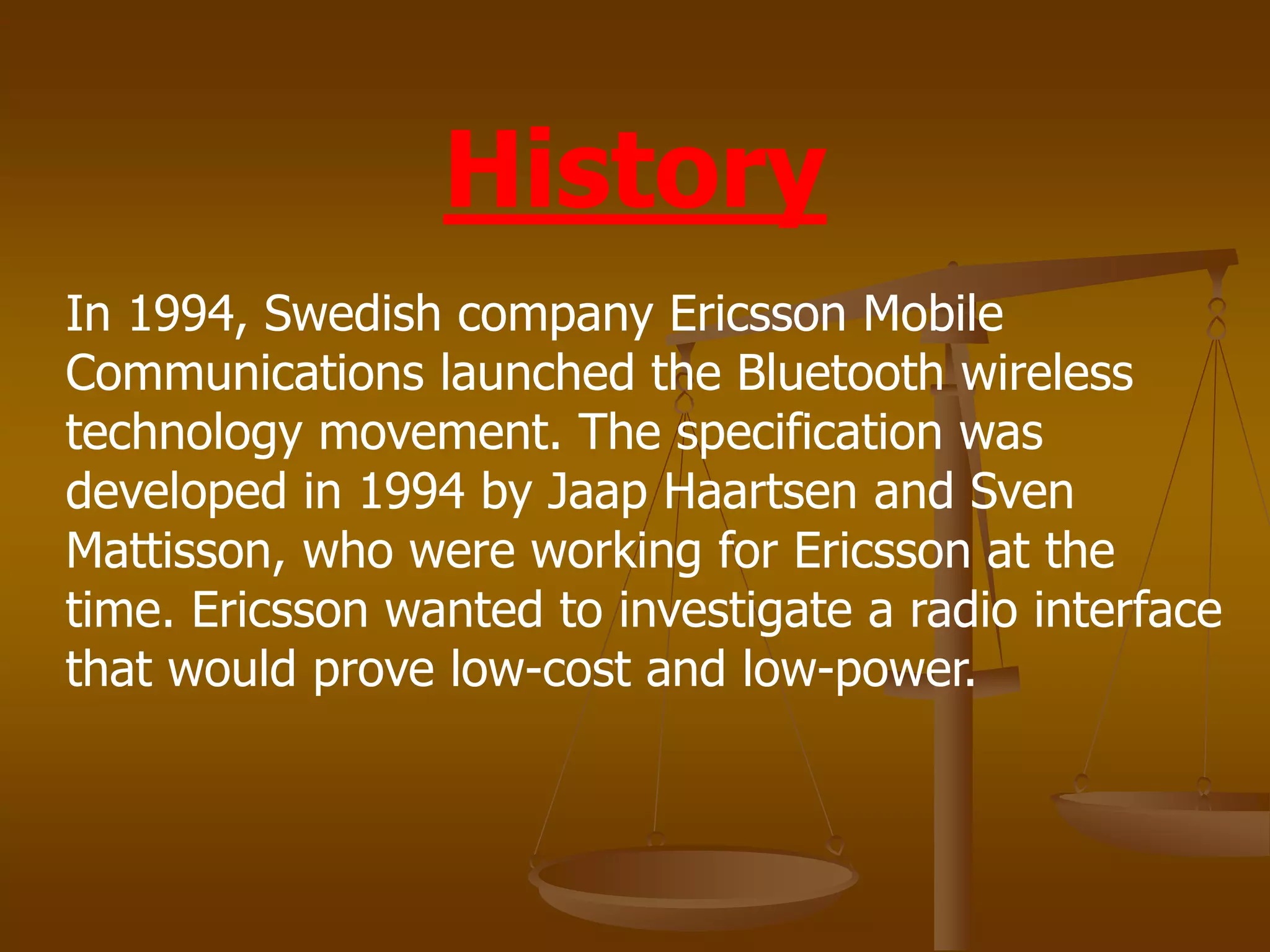 Bluetooth 27 01-12 PPT | PPTX