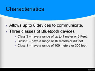 Bluetooth an introduction | PPTX