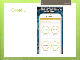 Bluetooth based home automation using arduino presentaton | PPT
