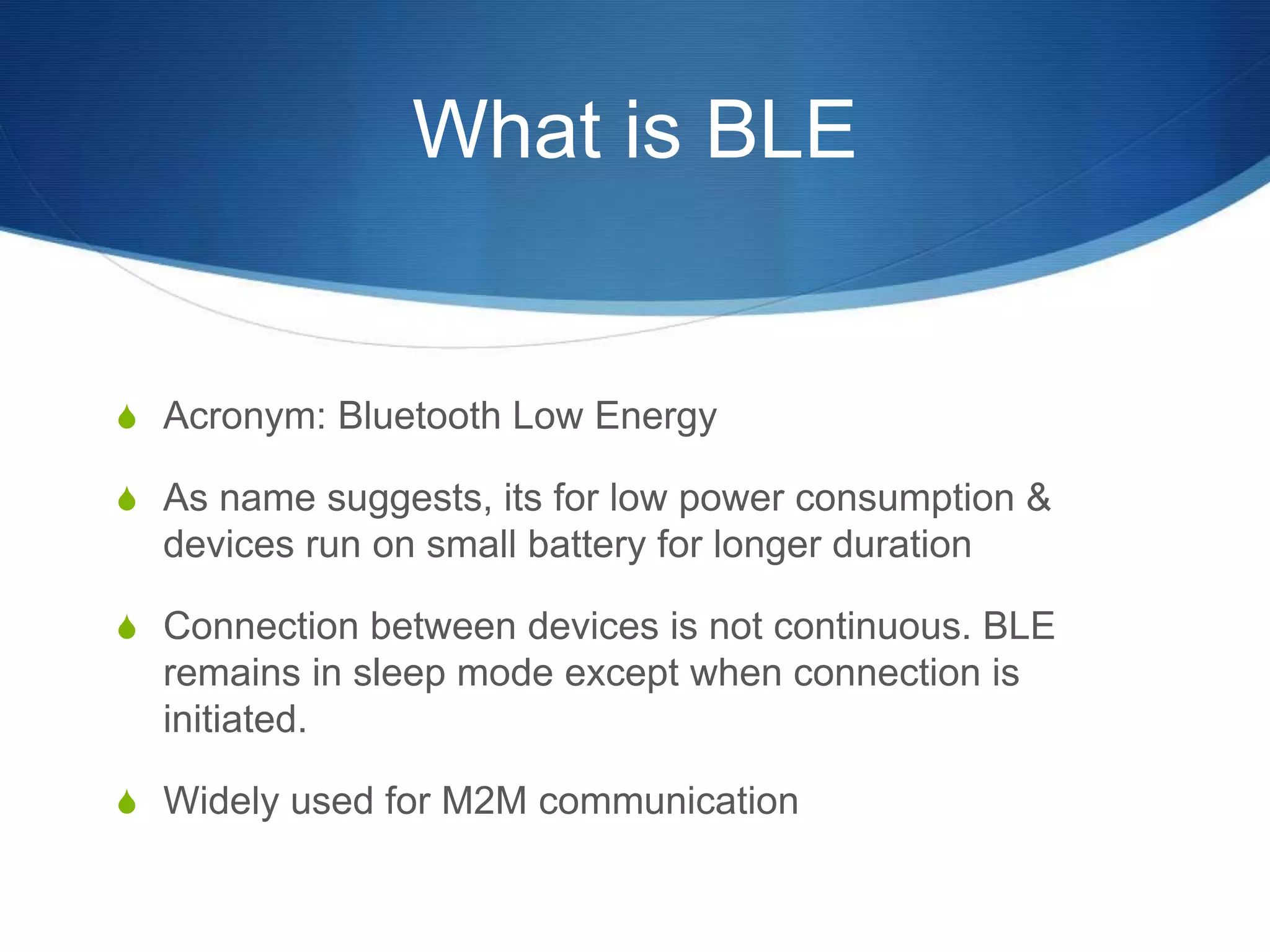 Handling BLE & Bluetooth in Mobile Apps development | PPT