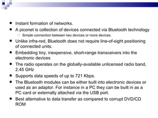 Bluetooth & cdma technology | PPT
