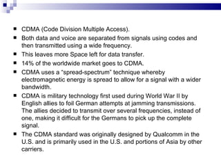 Bluetooth & cdma technology | PPT