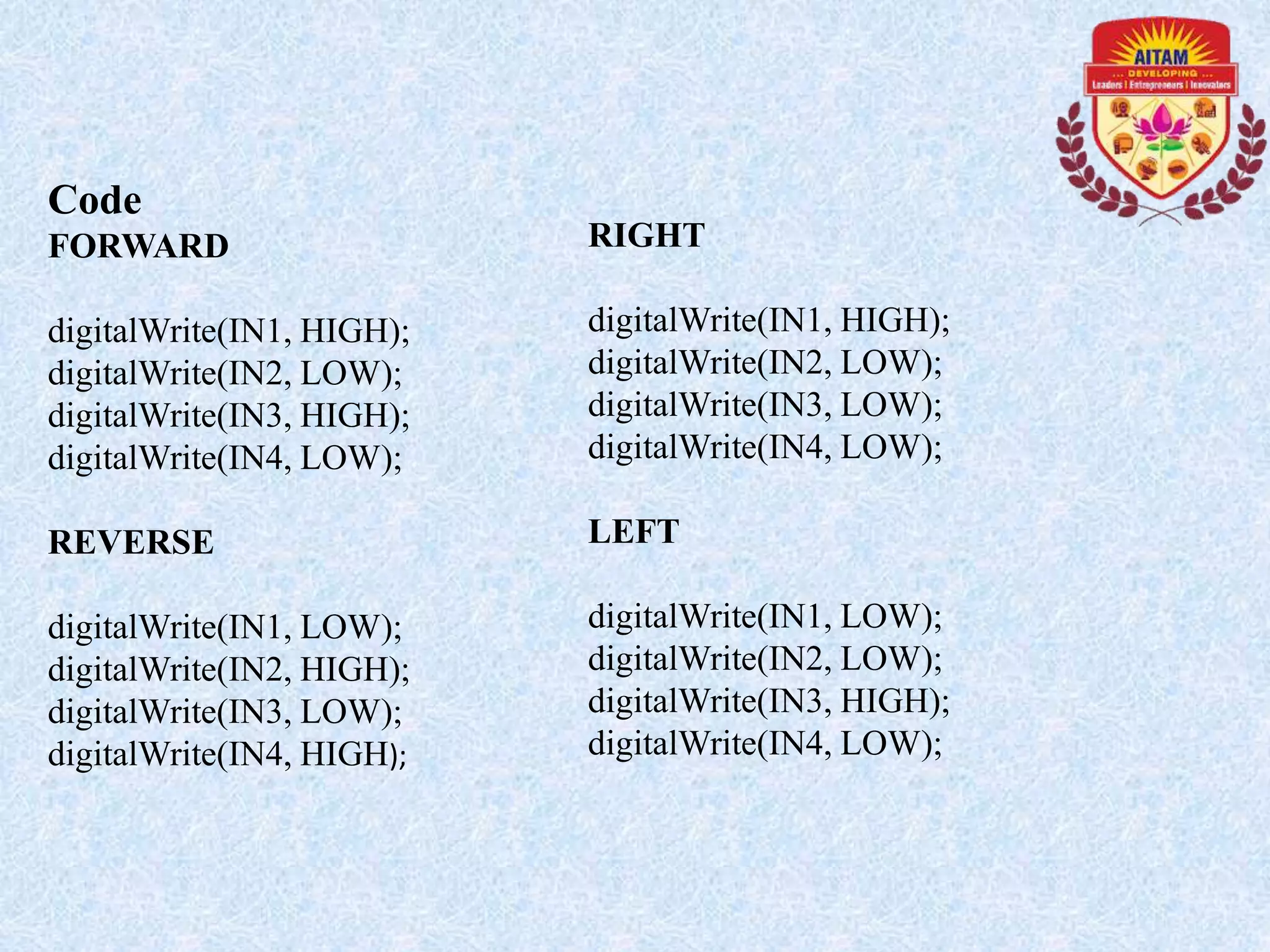 Bluetooth controled robot | PPTX
