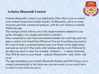 Bluetooth controled robot | PPTX