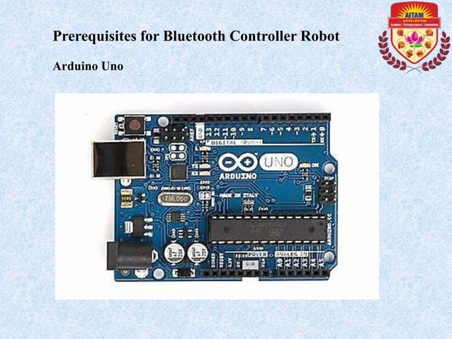Bluetooth controled robot | PPTX