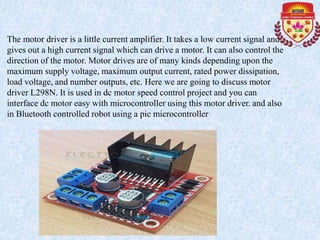 Bluetooth controled robot | PPTX
