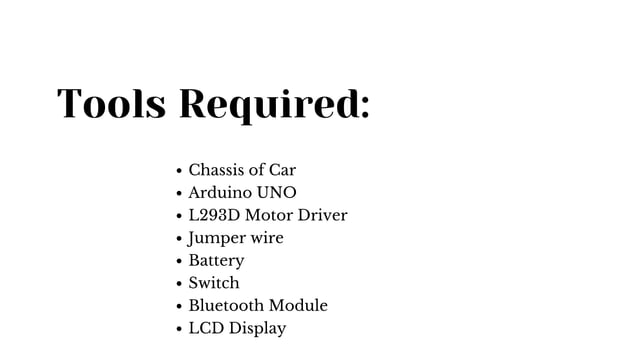 Bluetooth Controlled Car with Arduino.pdf | Radio Control | Hobbies & Interests