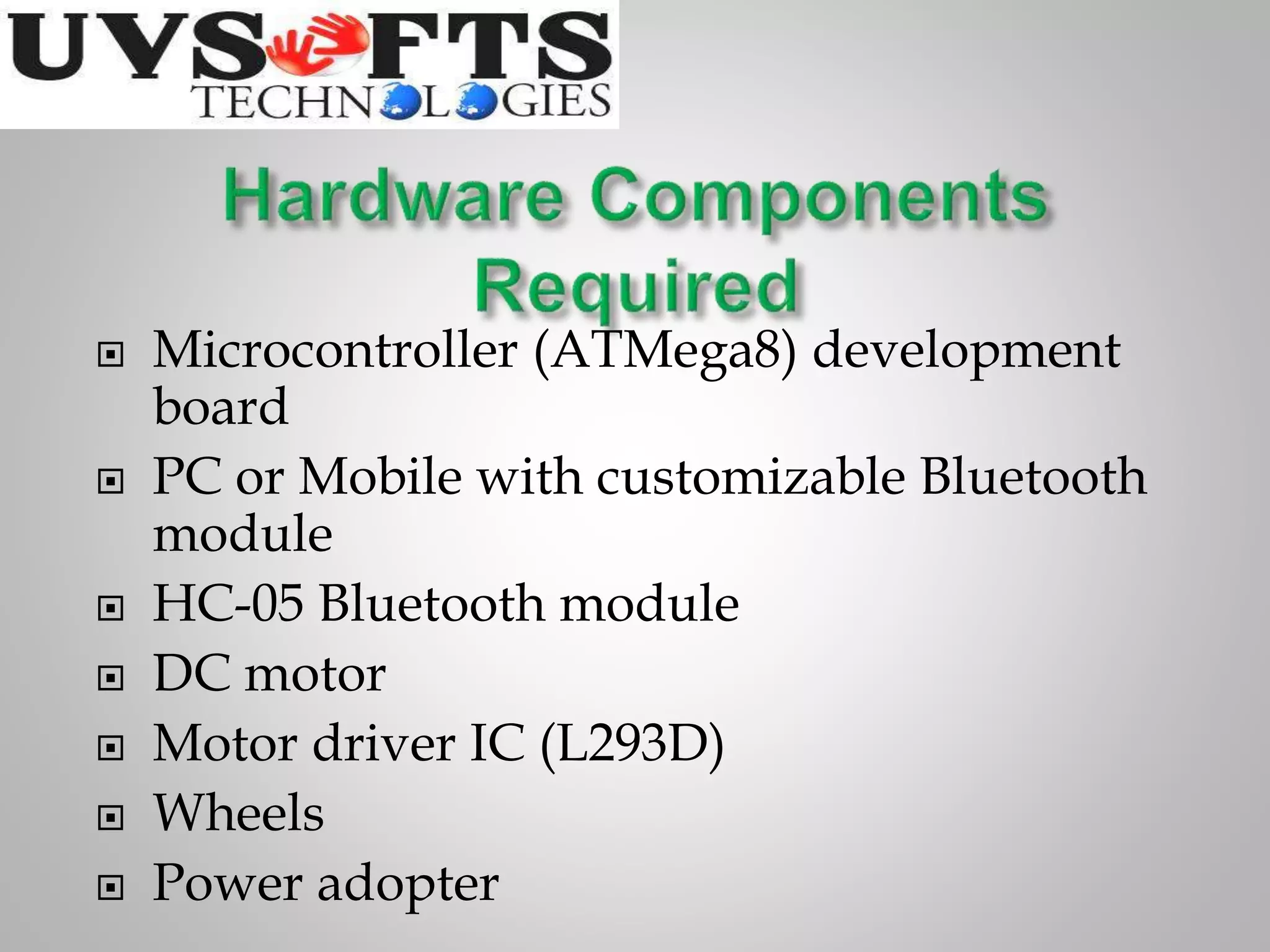 Bluetooth controlled robot | PPT
