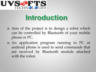 Bluetooth controlled robot | PPT