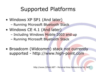 Bluetooth Development with .NET
