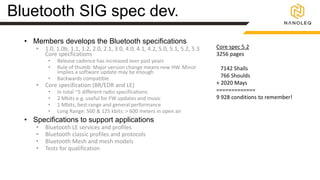 Bluetooth technology introduction and ecosystem | PPT