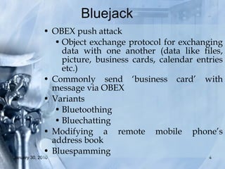 Bluetooth Hacking | PPT