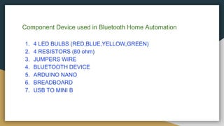 Bluetooth home automation | PPT