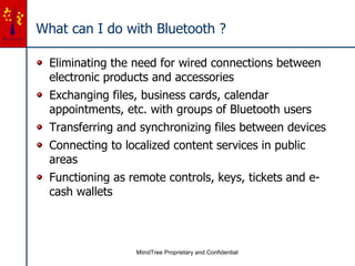 Bluetooth Intro | PPT | Computer Networking | Computing
