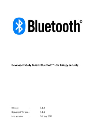 Bluetooth LE Security Study Guide V1.1.pdf