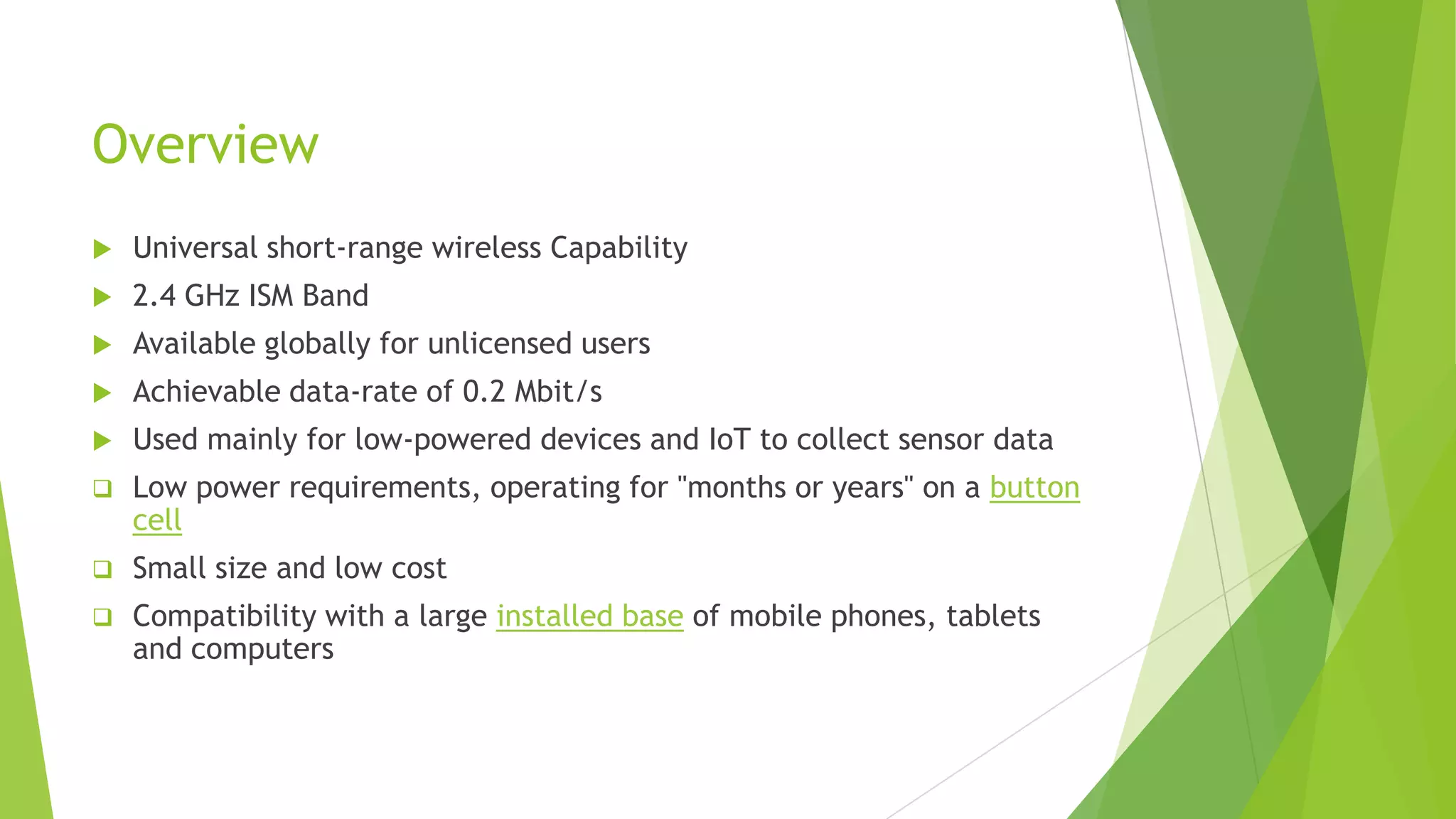 Bluetooth low energy | PPTX