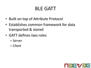 Introduction to Bluetooth low energy | PPTX