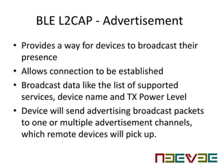 Introduction to Bluetooth low energy | PPTX