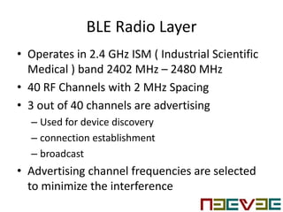 Introduction to Bluetooth Low Energy | PPTX