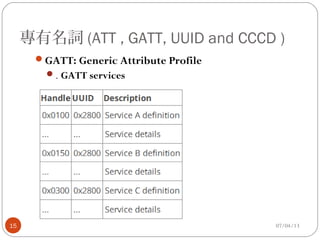 Bluetooth low energy(ble) wireless technology | PPT