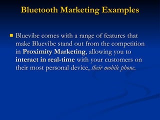 Bluetooth Marketing | PPT