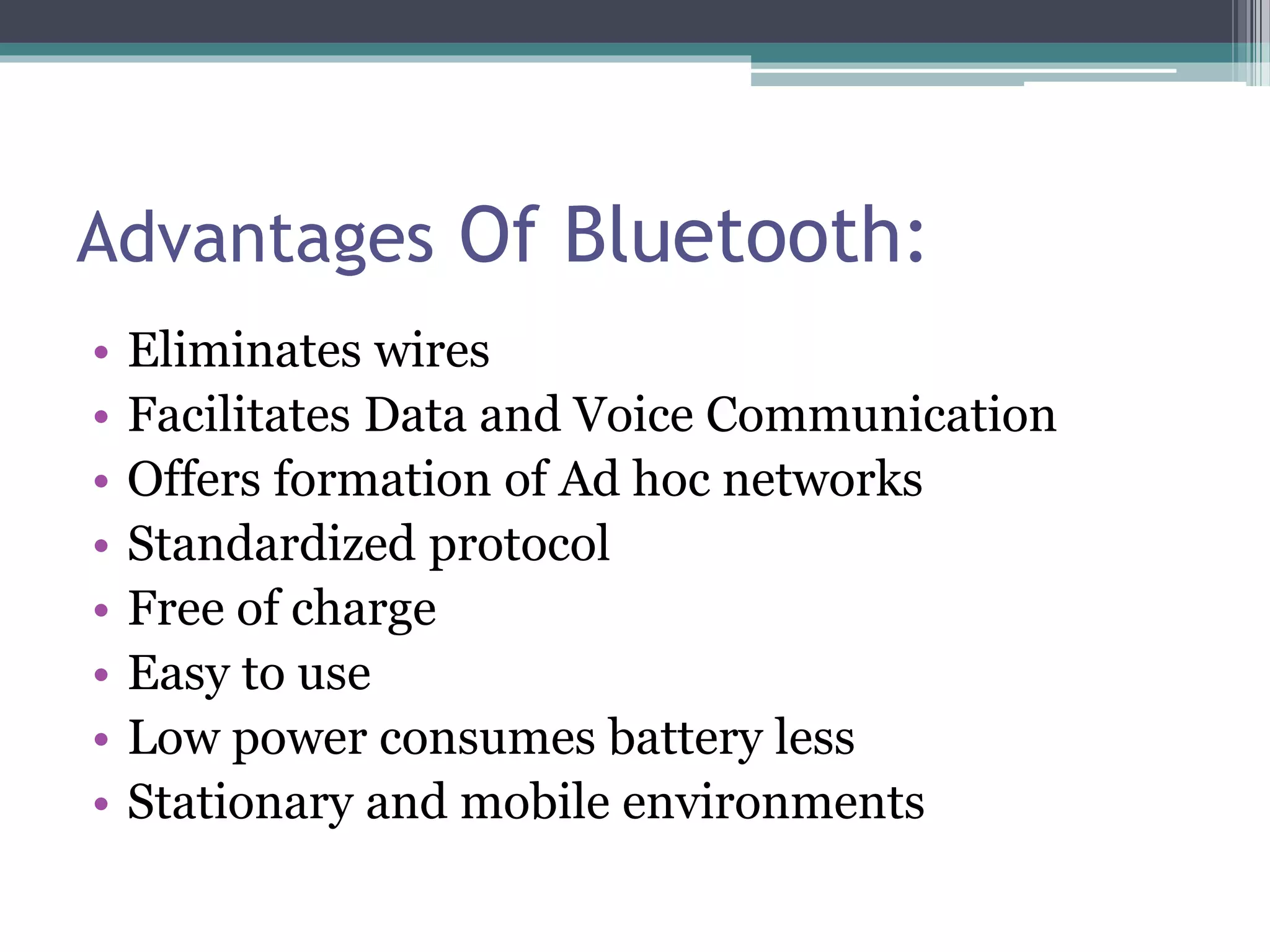 Bluetooth ppt | PPT