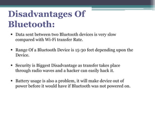 Bluetooth ppt | PPT