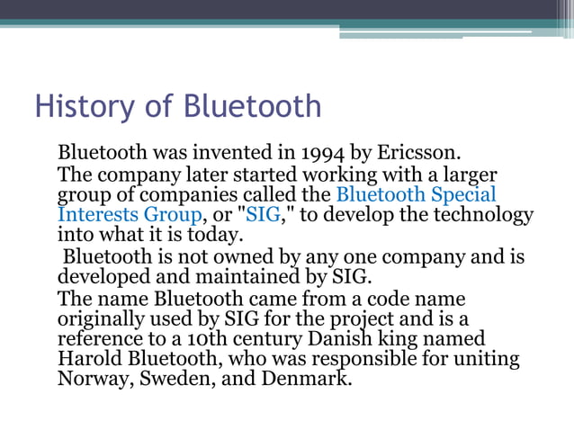 Bluetooth ppt | PPT