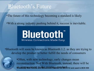 Bluetooth presentation | PPT