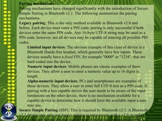 Bluetooth presentation | PPT