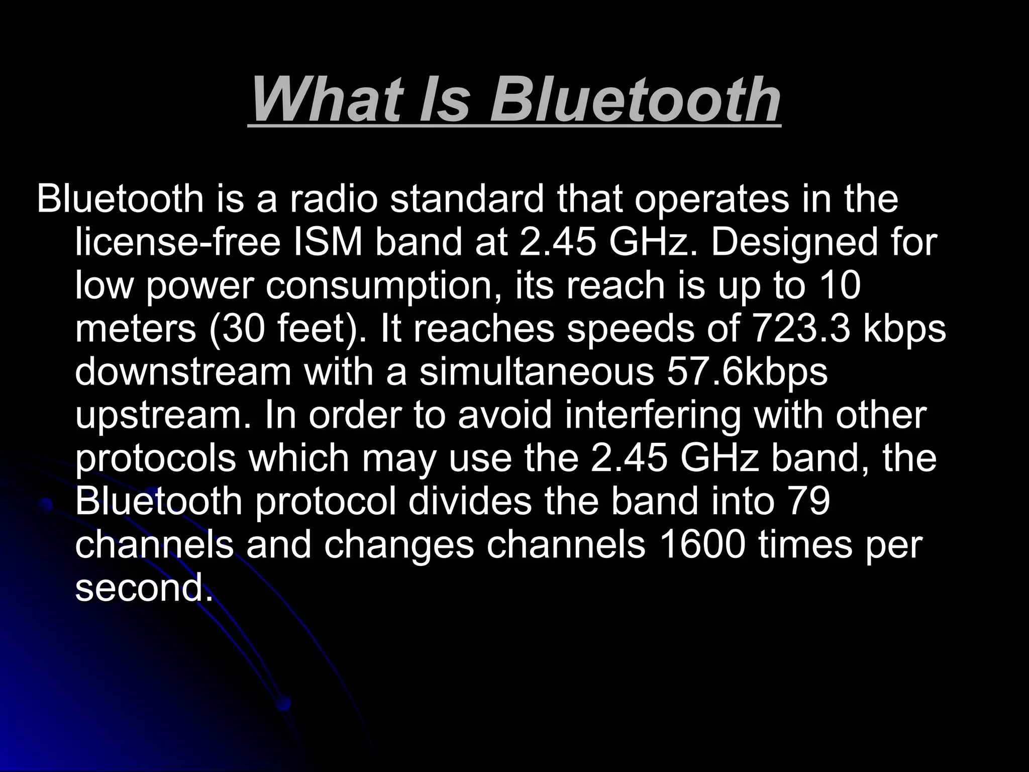 Bluetooth Presentation | PPT