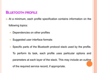 Bluetooth profile | PPTX