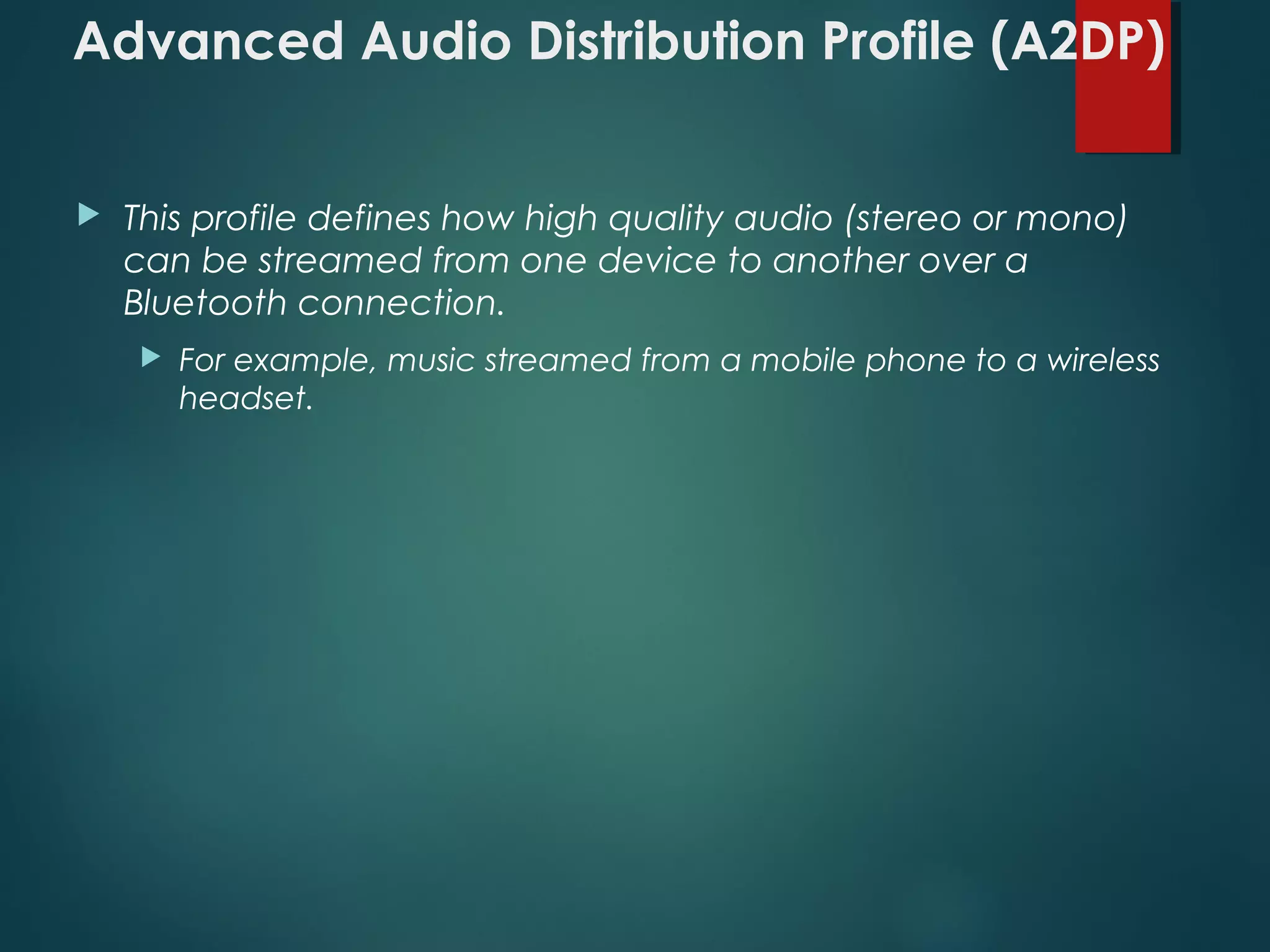 Bluetooth profile | PPT
