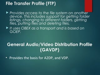 Bluetooth profile | PPT