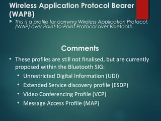 Bluetooth profile | PPT