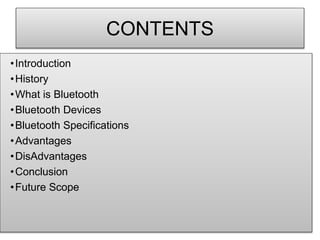Bluetooth Technology | PPTX | Computer Peripherals | Computing