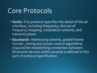Bluetooth protocol | PPTX