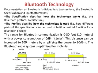 Bluetooth, RFID and WiMAX Technologies | PPTX