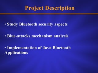 Bluetooth security | PPT