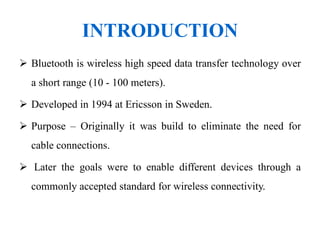 Bluetooth based smart sensor networks | PDF