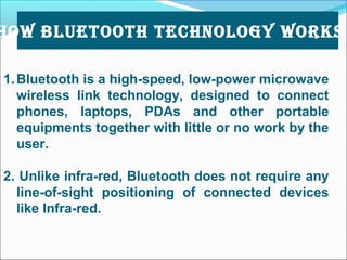 Bluetooth technology | PPT | Computer Peripherals | Computing