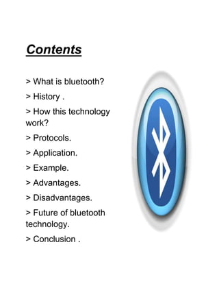 Bluetooth technology | DOCX