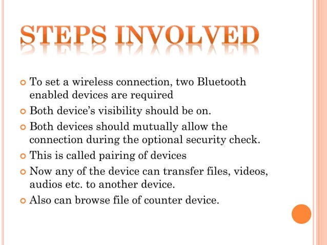 Bluetooth technology | PPTX | Computer Peripherals | Computing