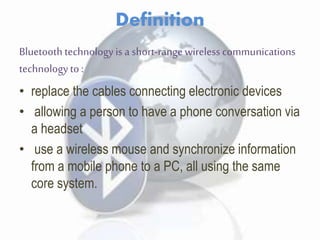 Bluetooth Technology | PPT