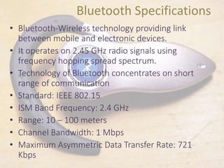 Bluetooth Technology | PPT