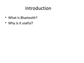 Bluetooth technology | PPT