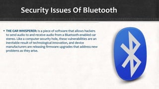 Bluetooth technology | PPTX