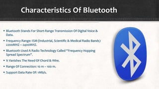 Bluetooth technology | PPTX
